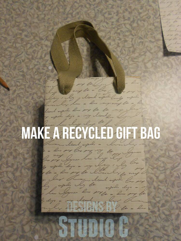 How to Make a Recycled Gift Bag