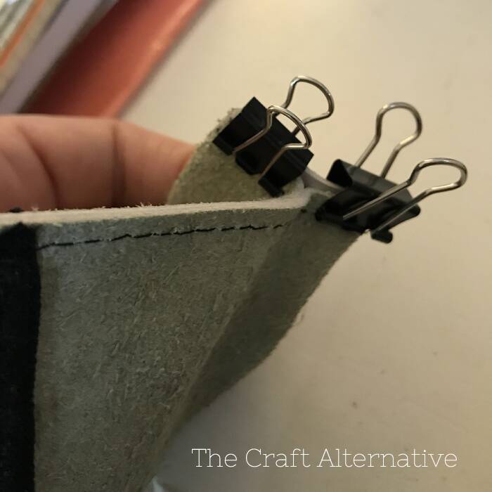 Easy to Sew DIY Leather Pouch - The Craft Alternative
